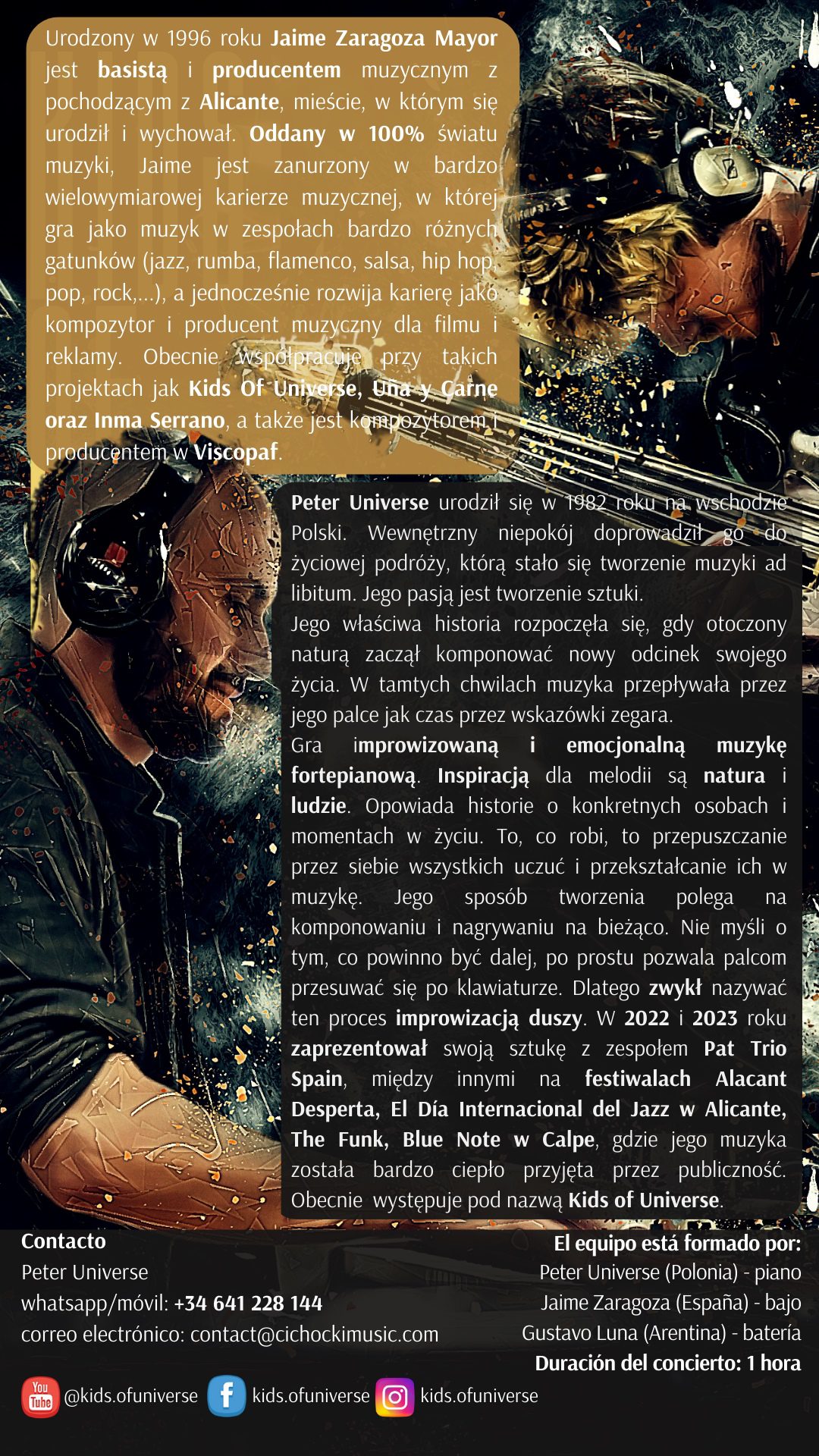 Kids of Universe - Official Band Dossier | Peter Universe